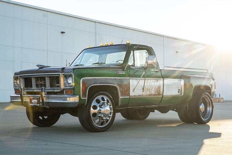 1974 GMC 3500 Custom Patina Style Dually 454ci V8 Engine with AC ...